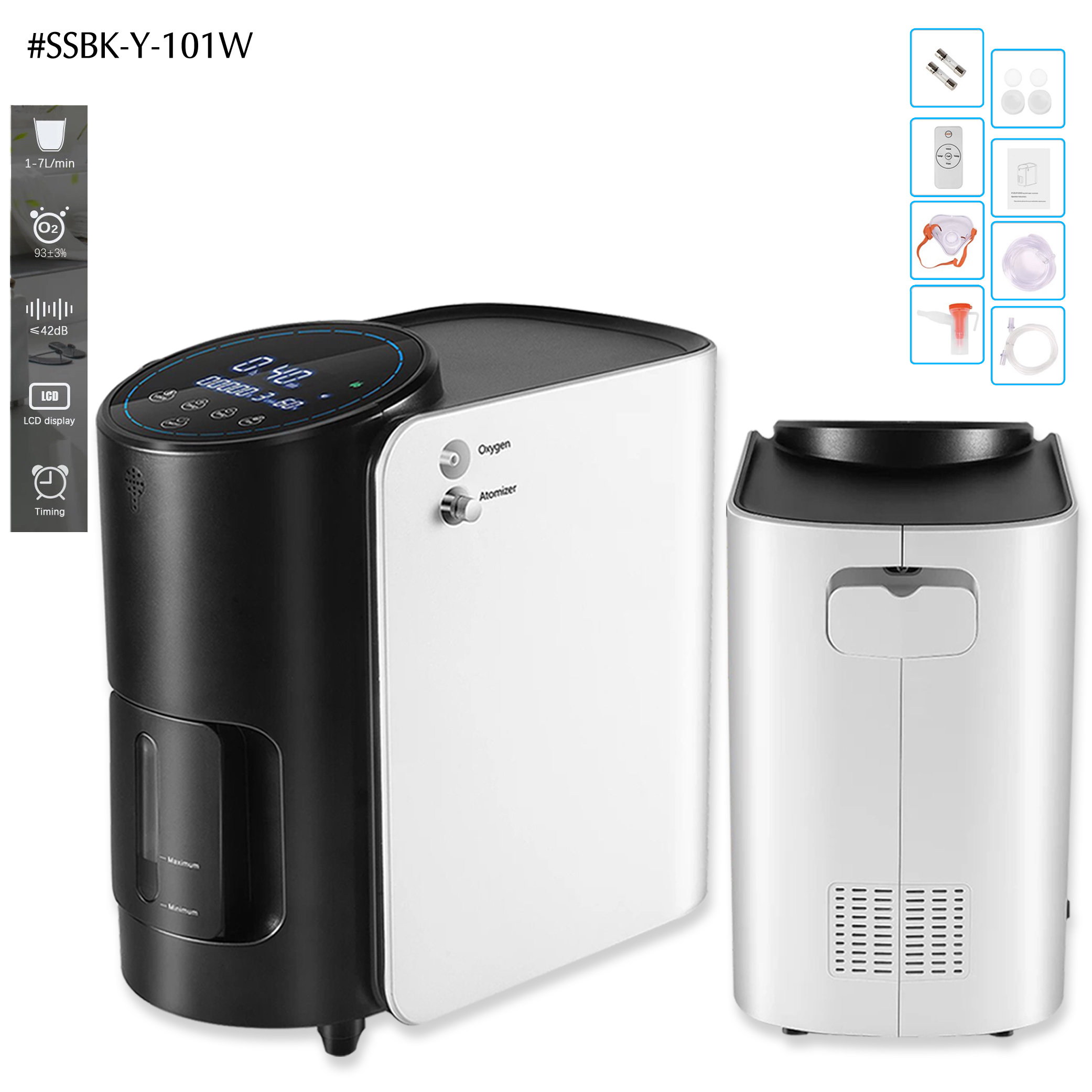 เครื่องผลิตออกซิเจน SSBK-Y-101W - SSBK-MEDICAL